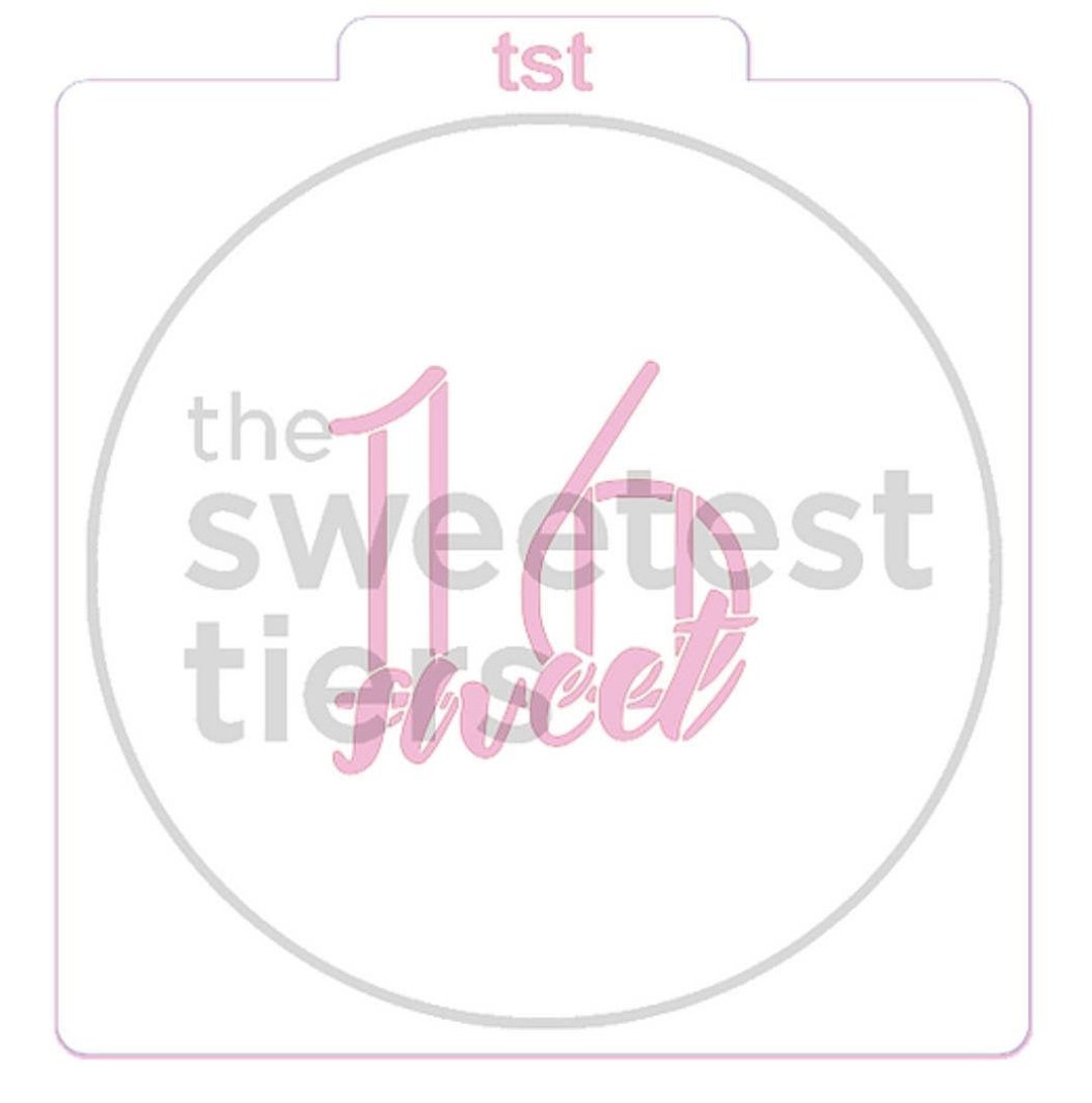 Fast Shipping Sweet 16 Cookie Stencil, Cookie Stencil, Background ...