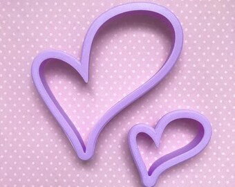 Lopsided Heart - Etsy