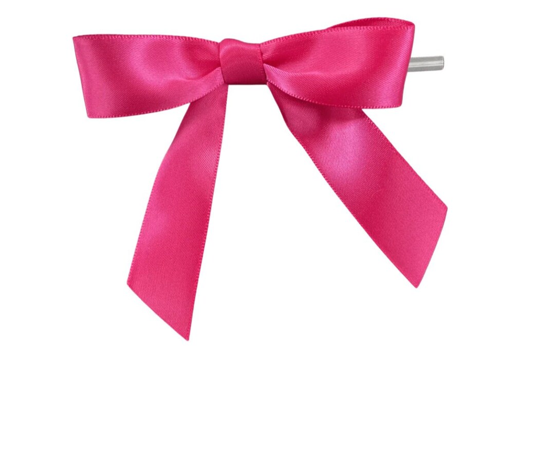 FAST Shipping!! Pack of 24 Rich Bright Pink Bow, Cookie Bows ...