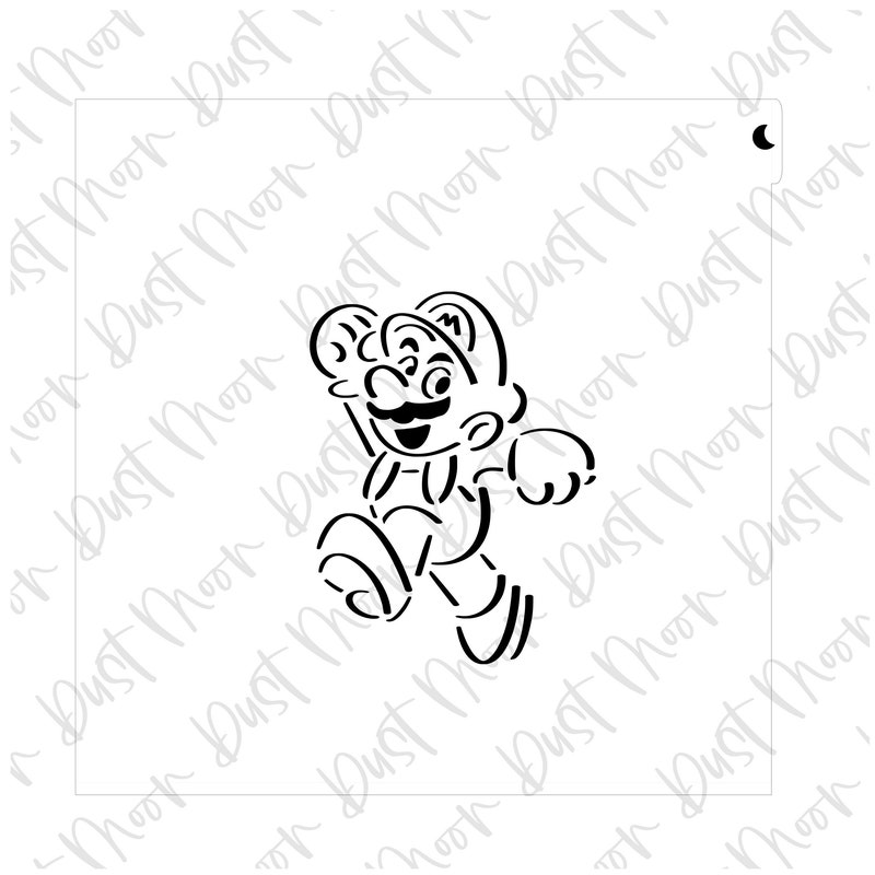 Super Mario Stencil - Etsy