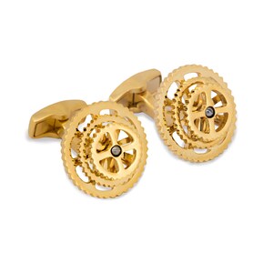 Rotatable Bicycle Gear Cufflinks, Bike Chain Cufflinks - the "gears ...