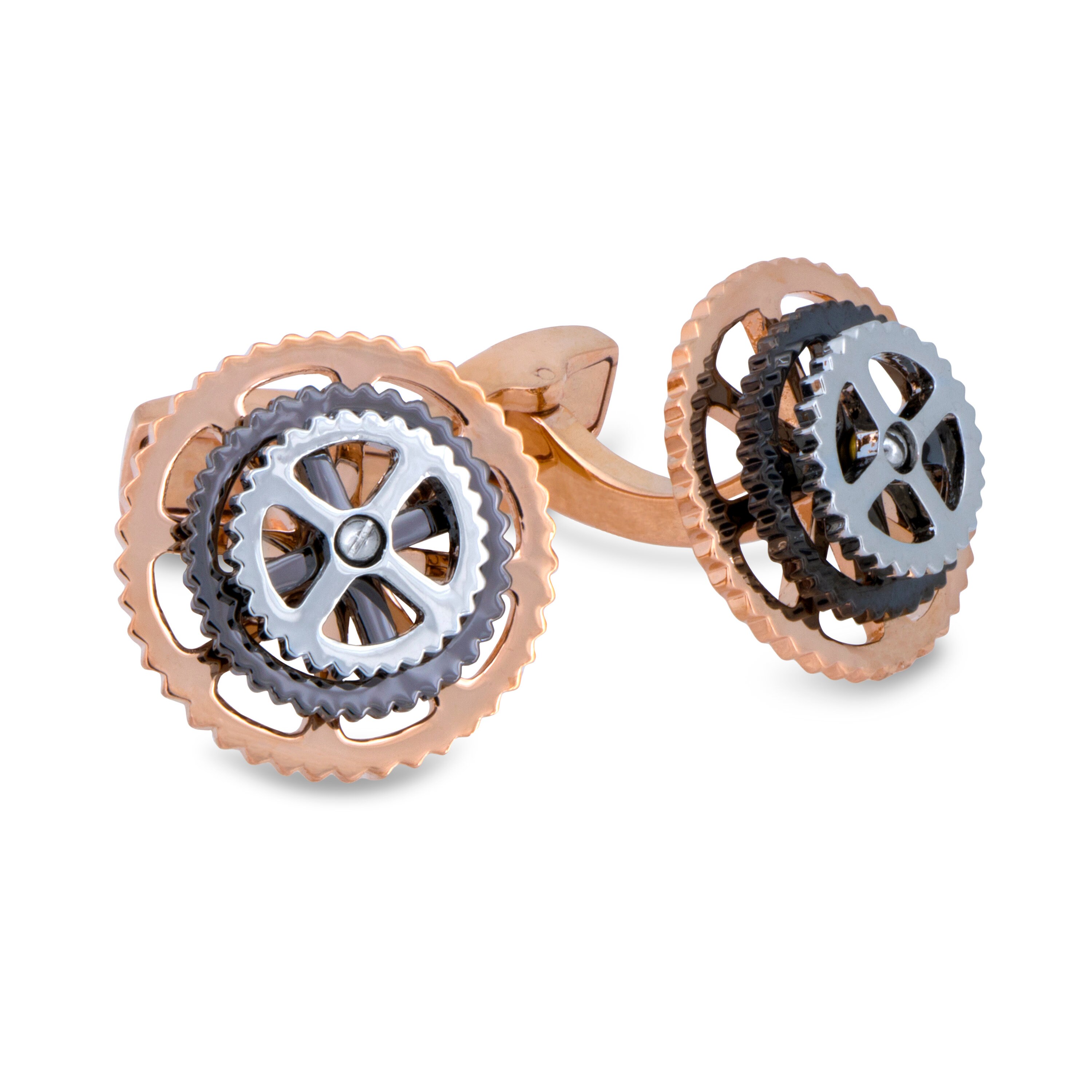 Rotatable Bicycle Gear Cufflinks Bike Chain Cufflinks the | Etsy