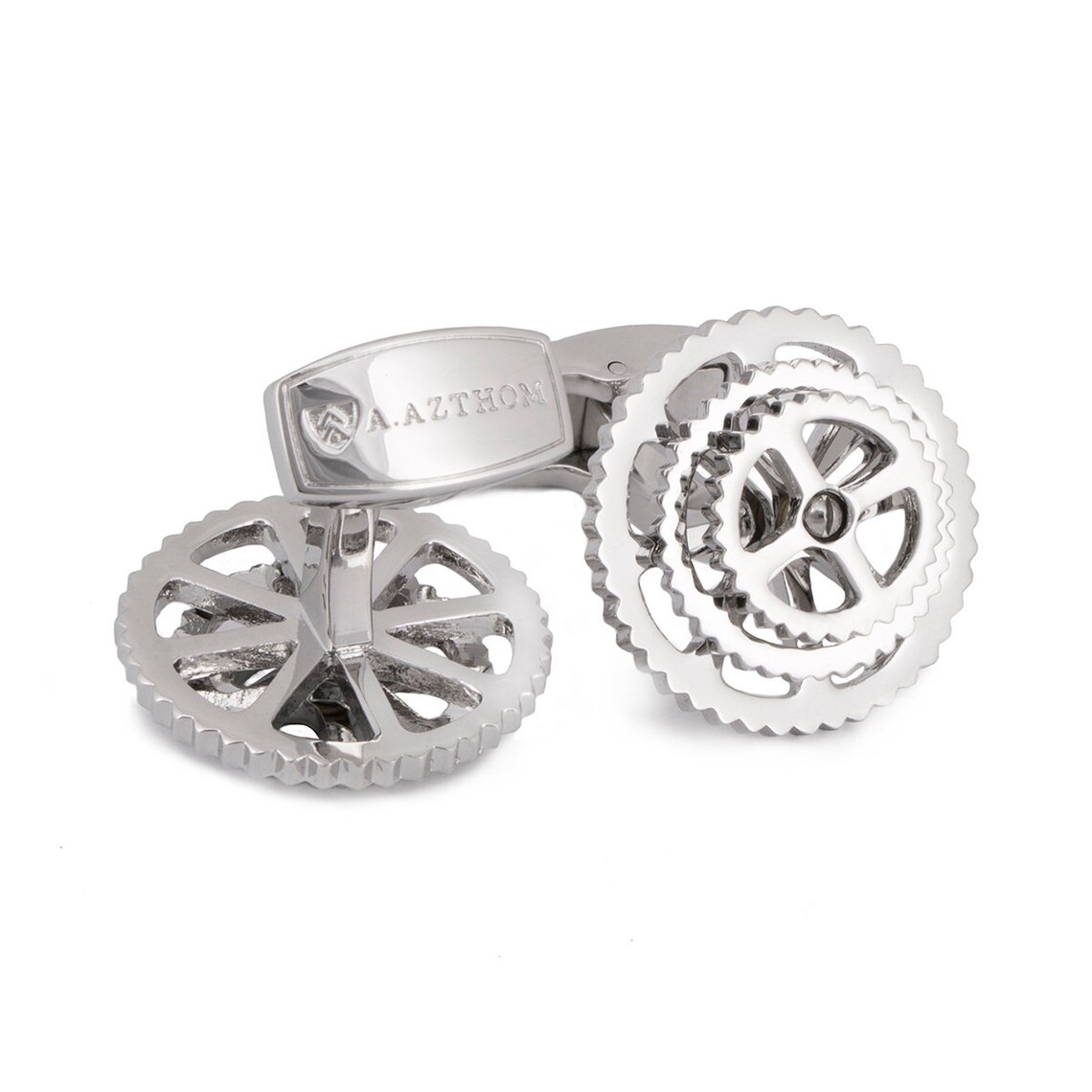 Rotatable Bicycle Gear Cufflinks, Bike Chain Cufflinks - the "gears ...