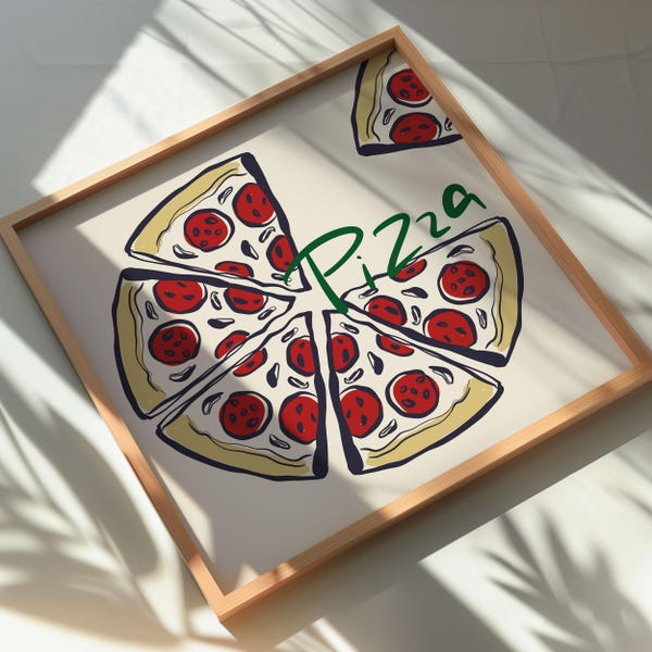 Pizza Art - Etsy