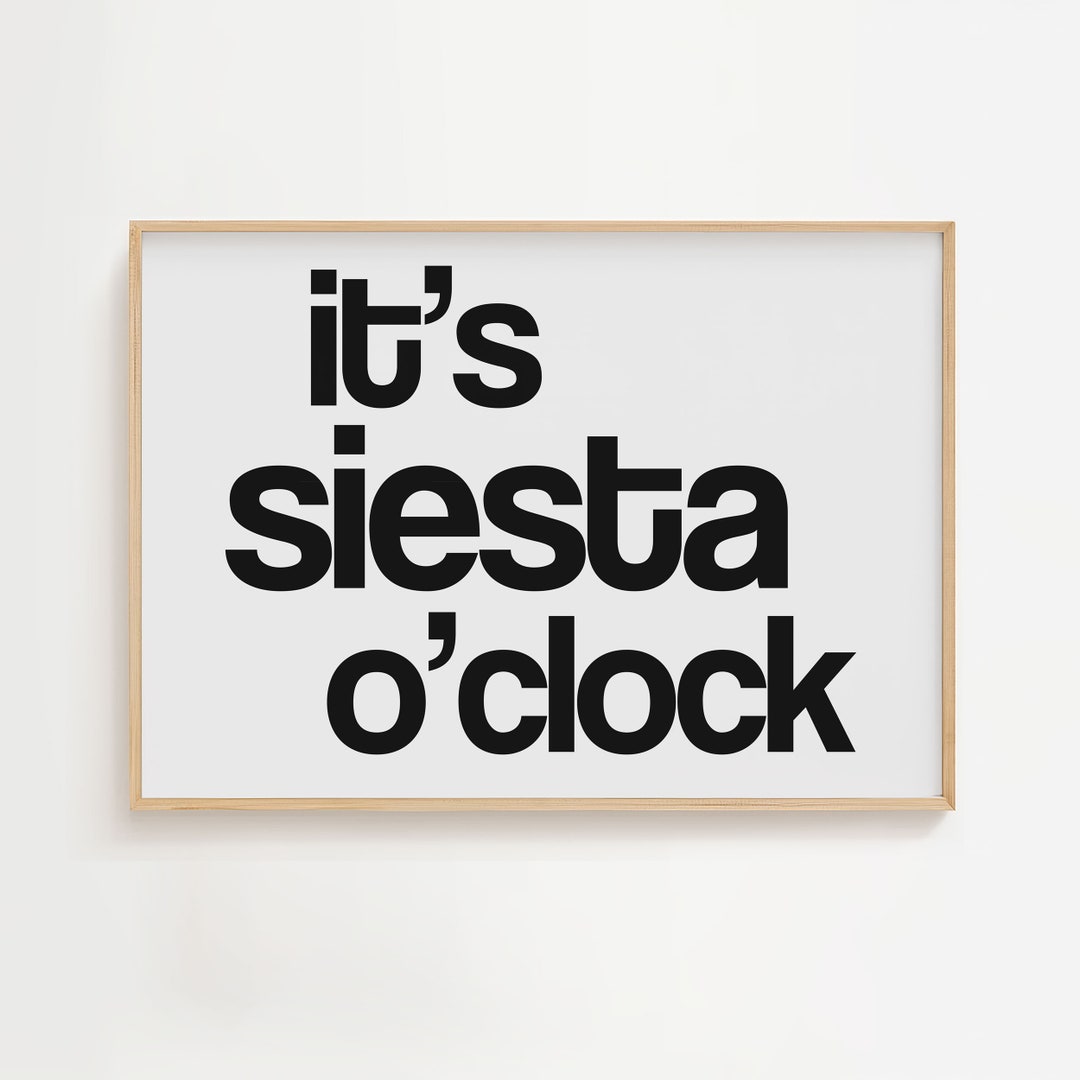 Siesta Art Print, Spanish Wall Art, Mexican Living Room Decor, Spain ...