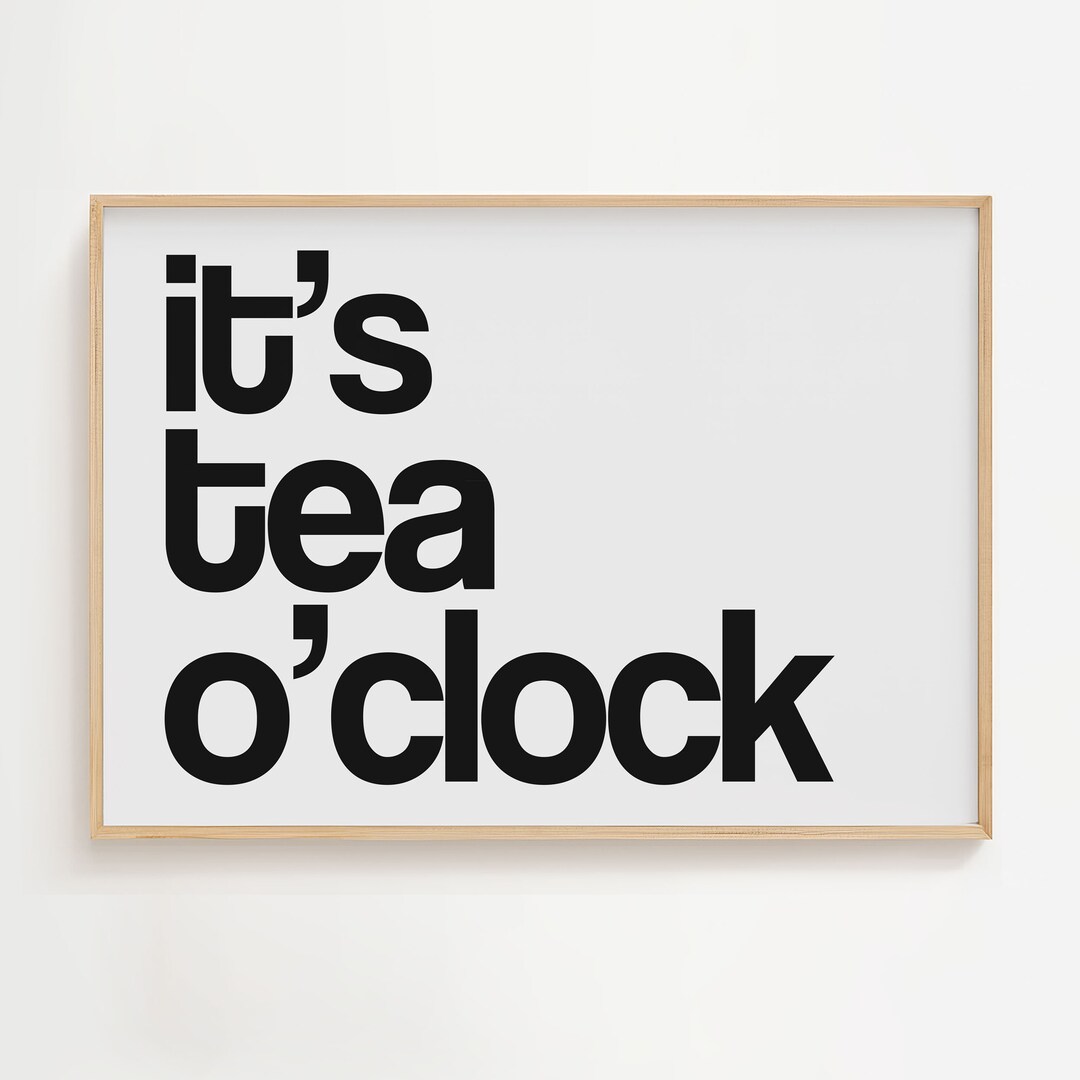 Tea Time Wall Art, Printable Tea Club Print, Tea Party Decor, Tea Cup ...