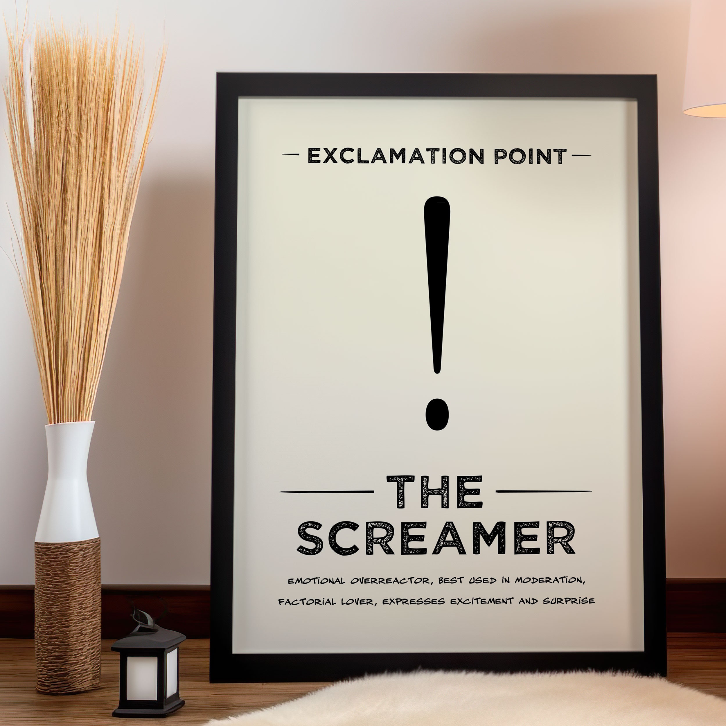 Funny Grammar Art Print, Nerdy Art Poster, Home School Classroom ...