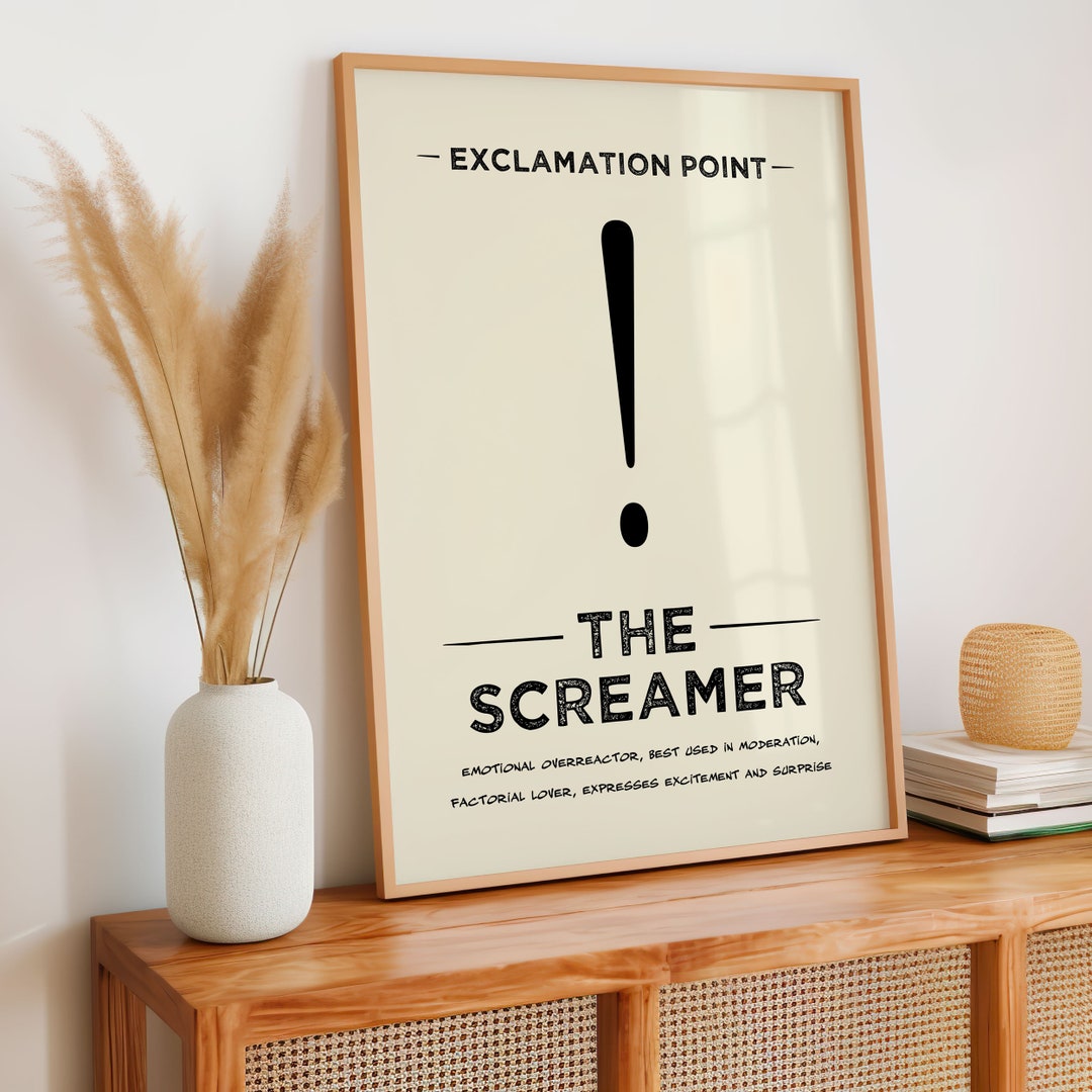 Funny Grammar Art Print, Nerdy Art Poster, Home School Classroom ...