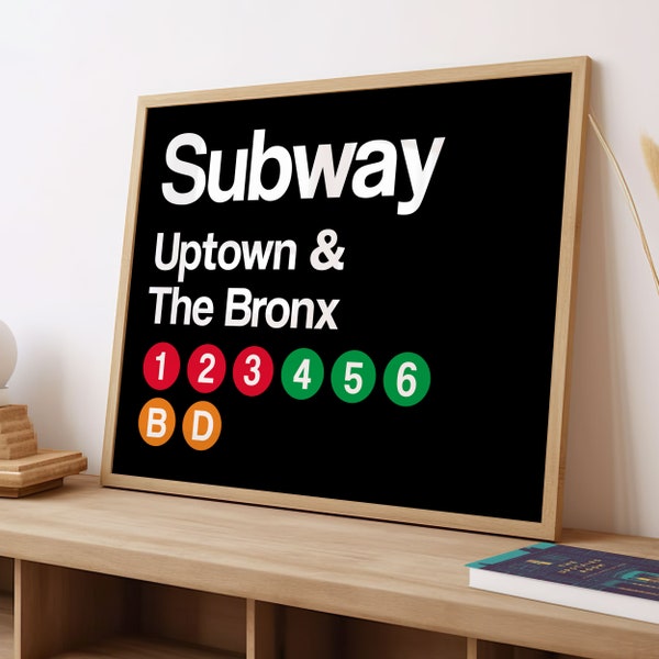 New York Subway Sign - Etsy