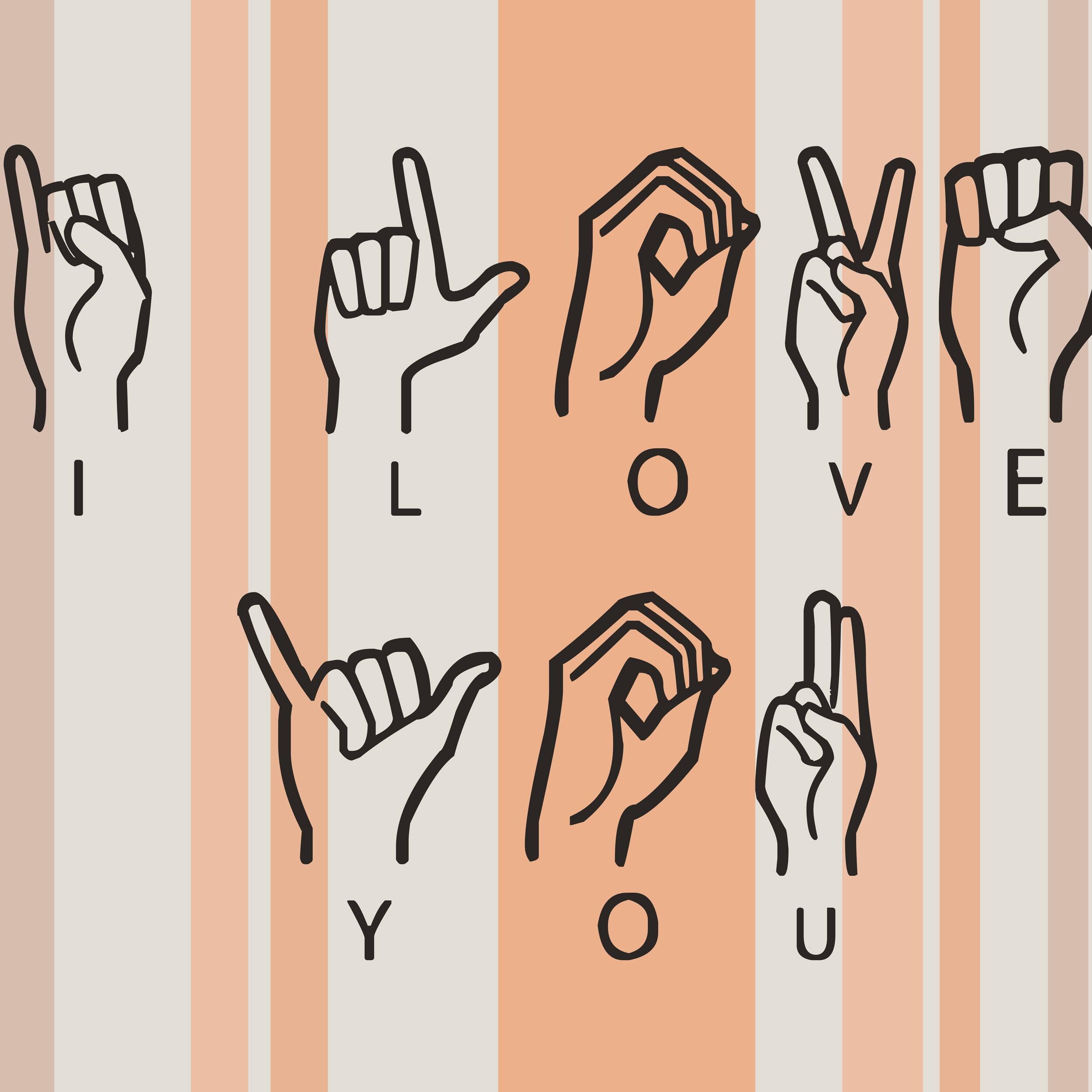 ASL American Sign Language Art, Alphabet Poster, Educational Print ...