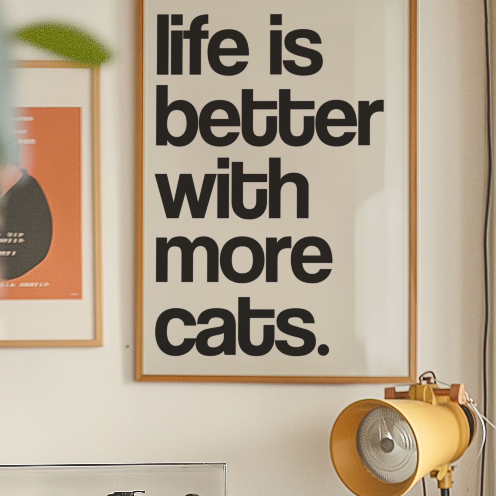 Cat Wall Art, Cat Quote Art Print, Printable Cat Lover Poster, Gift for ...