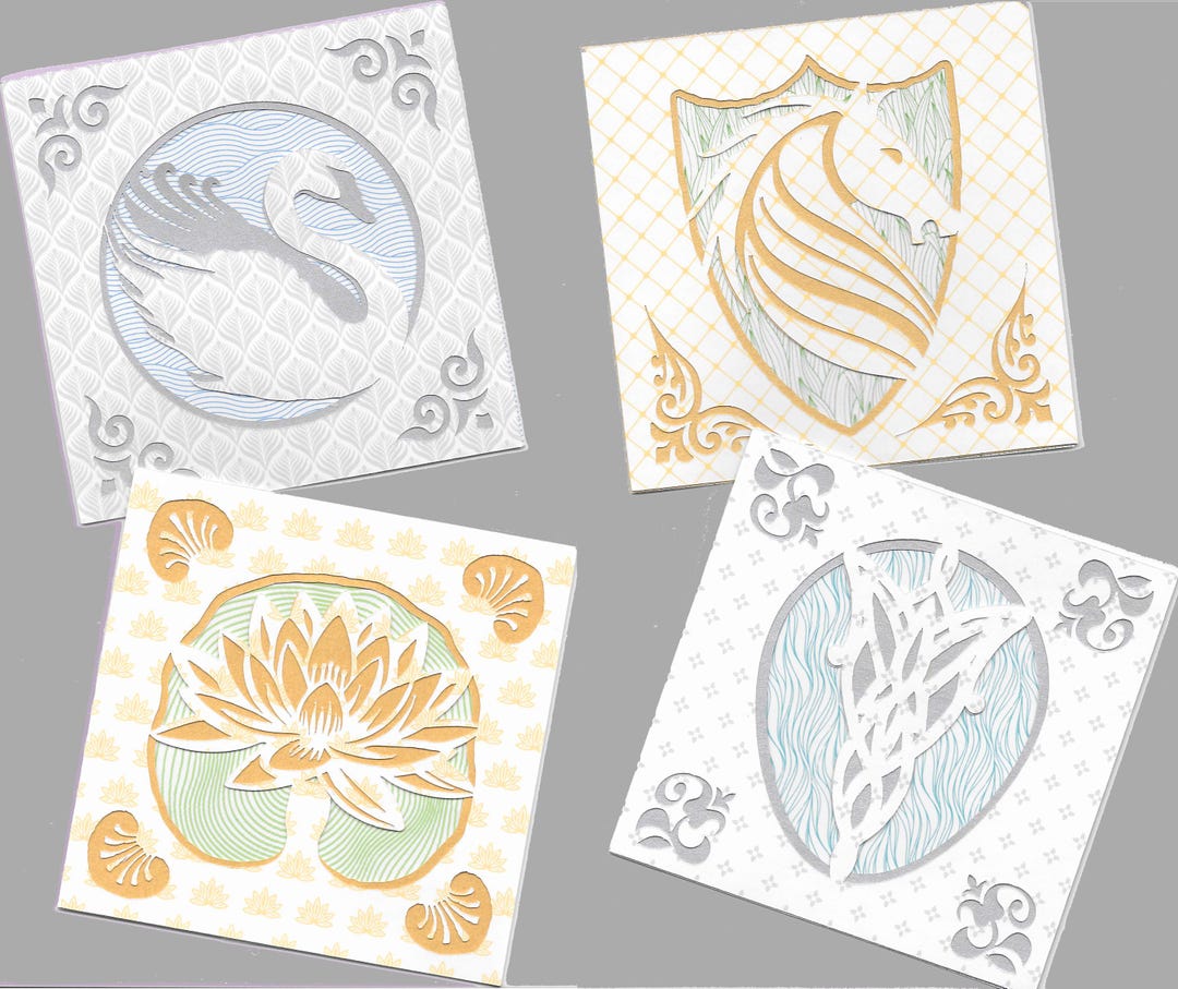 LOTR Notecards, Galadriel Swan, Eowyn Horse, Goldberry Lotus, Arwen ...