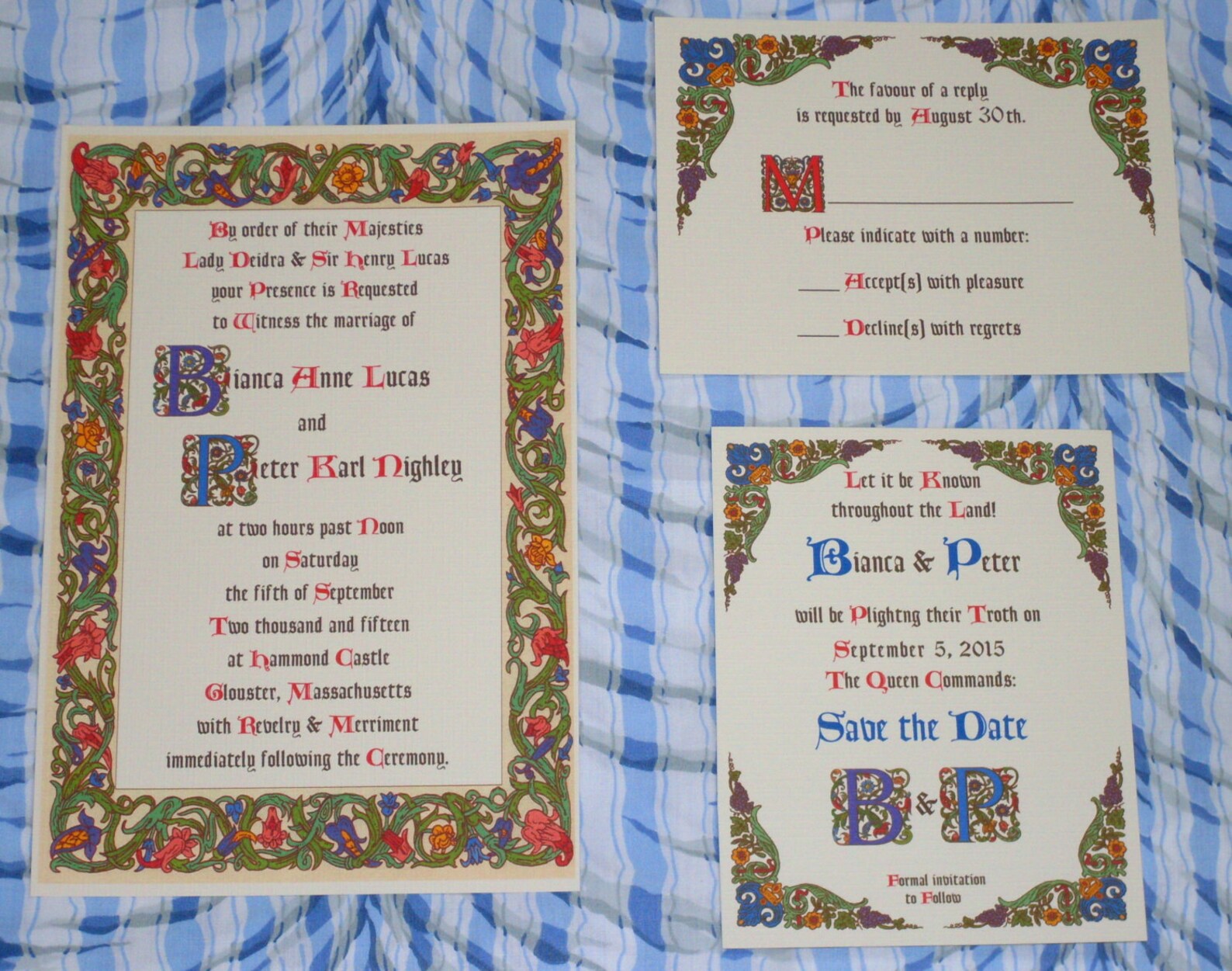 Renaissance Invitation Medieval Invitation Royal Wedding - Etsy