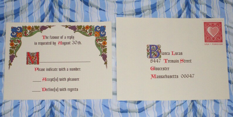 Renaissance Invitation Medieval Invitation Royal Wedding - Etsy