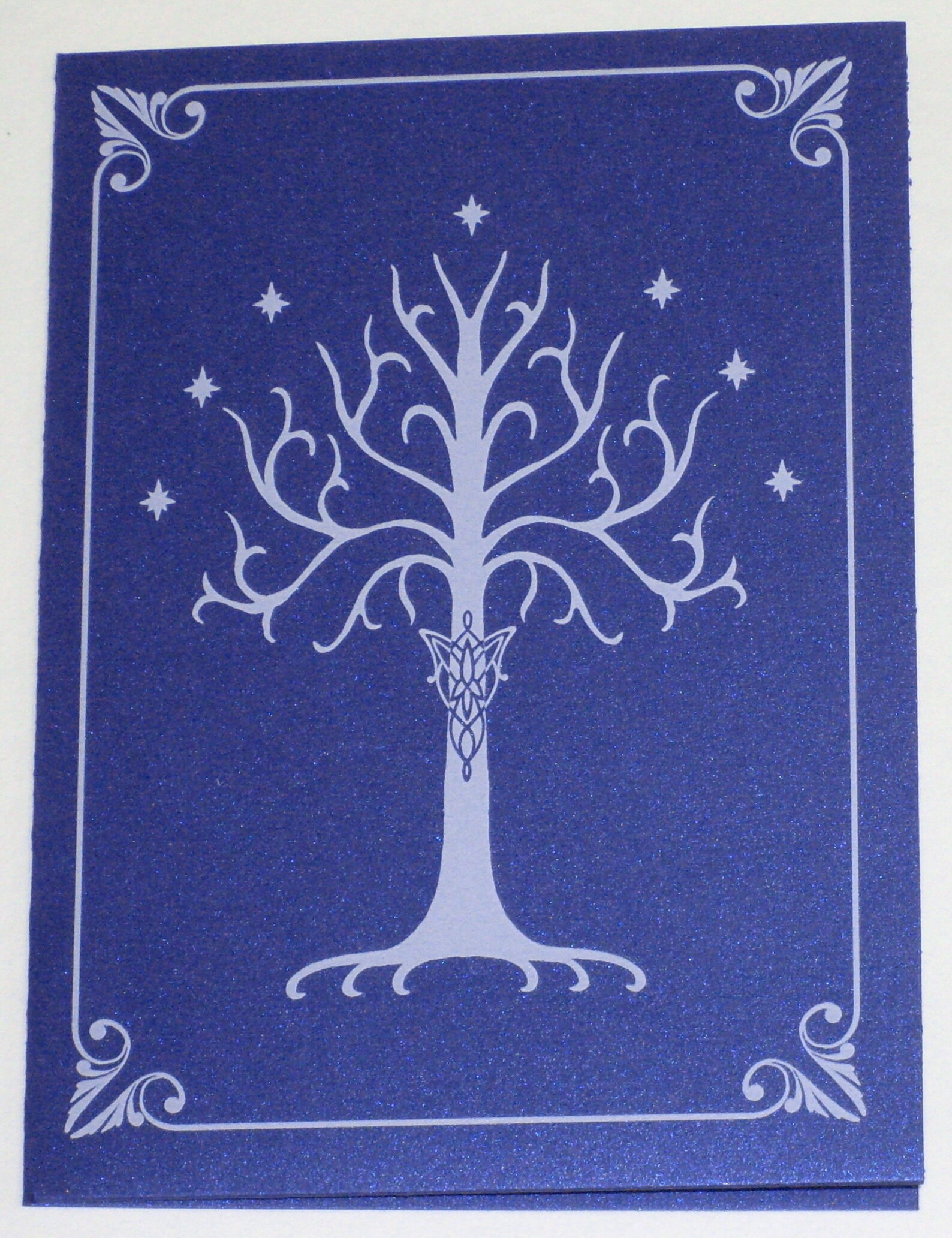 White Tree of Gondor Invitation Aragorn Arwen LOTR Hobbit - Etsy