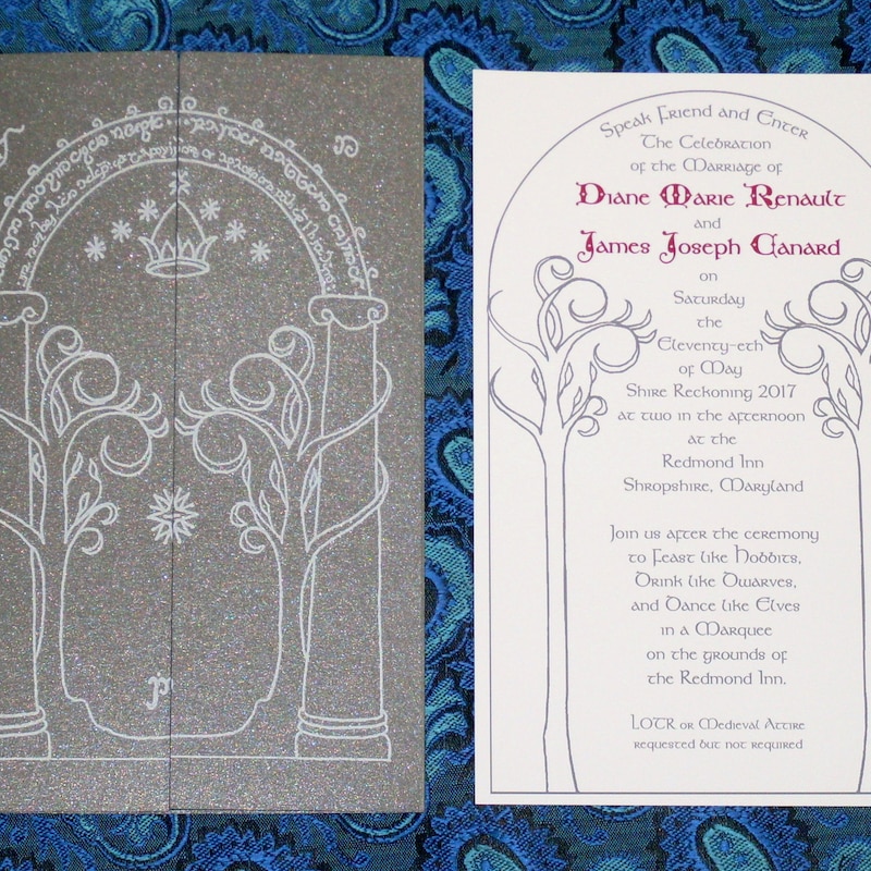 Door Invitation - Etsy