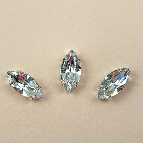 Navette Stone - Etsy