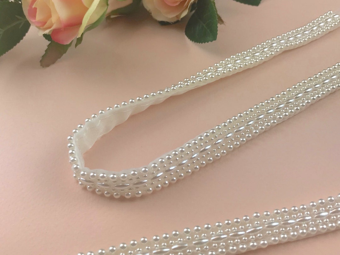 Pearl Beaded Bridal Straps: Attachable Wedding Dress Accessory "yasmin ...