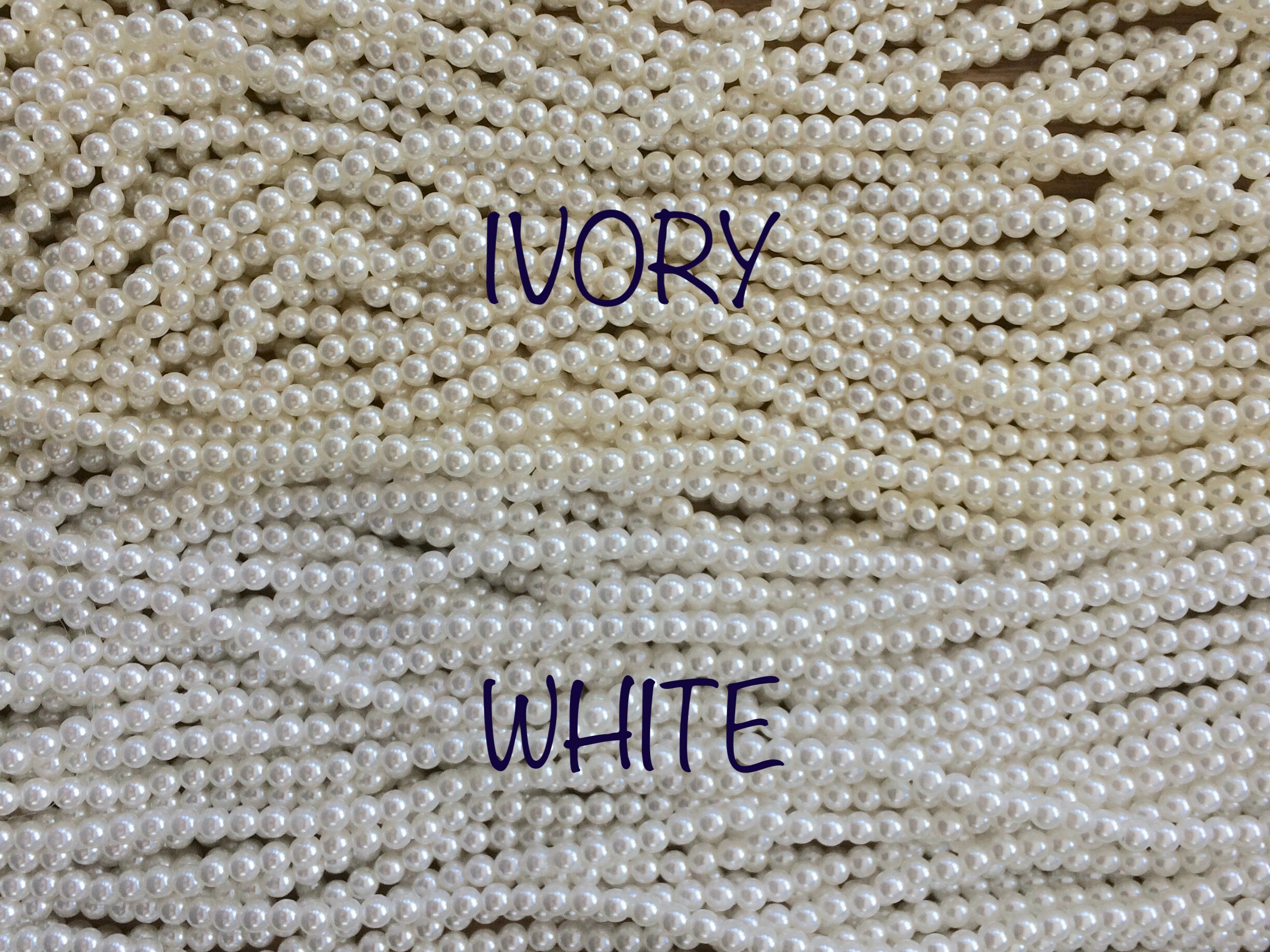 2mm Imitation Pearls Small Pearls Bridal Pearls White - Etsy