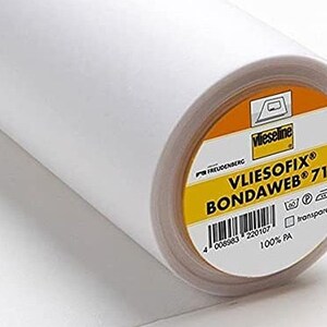 Bondaweb Iron on Adhesive: Appliqué & Quilting - 45cm Width - Etsy