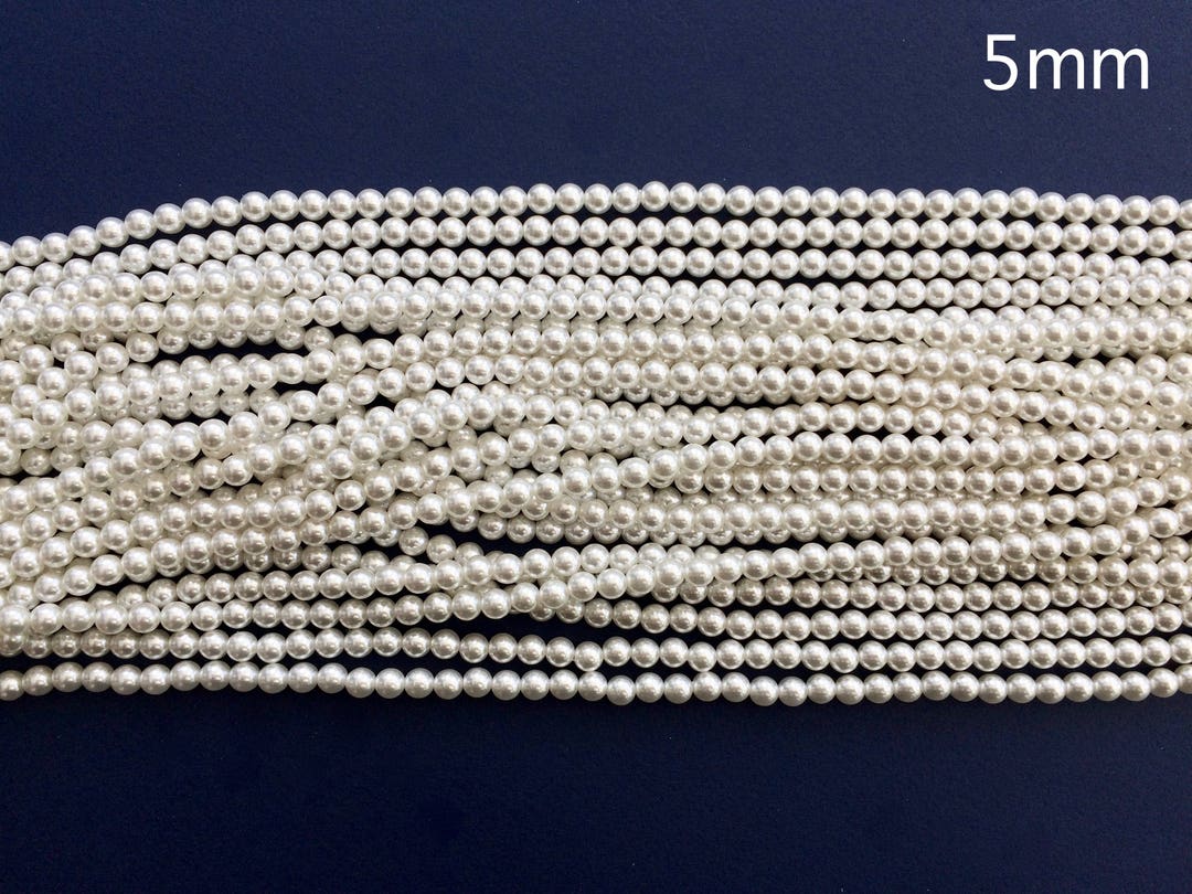 5mm High Quality Imitation Japanese Pearls Small Pearls Bridal Pearls White Pearls Ivory