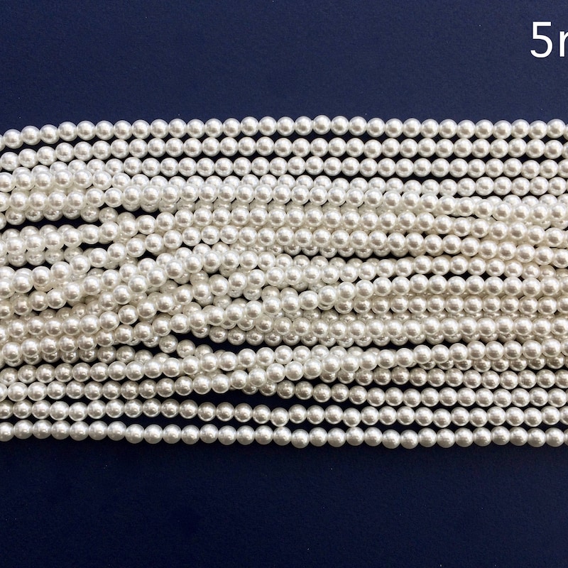 Ivory Pearl Necklace - Etsy