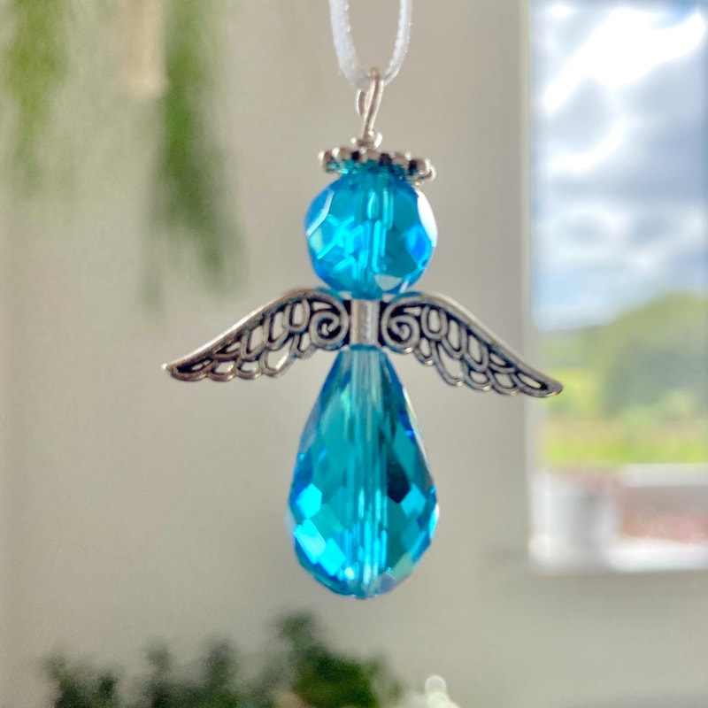 Pink and Green Crystal Tree - Etsy UK