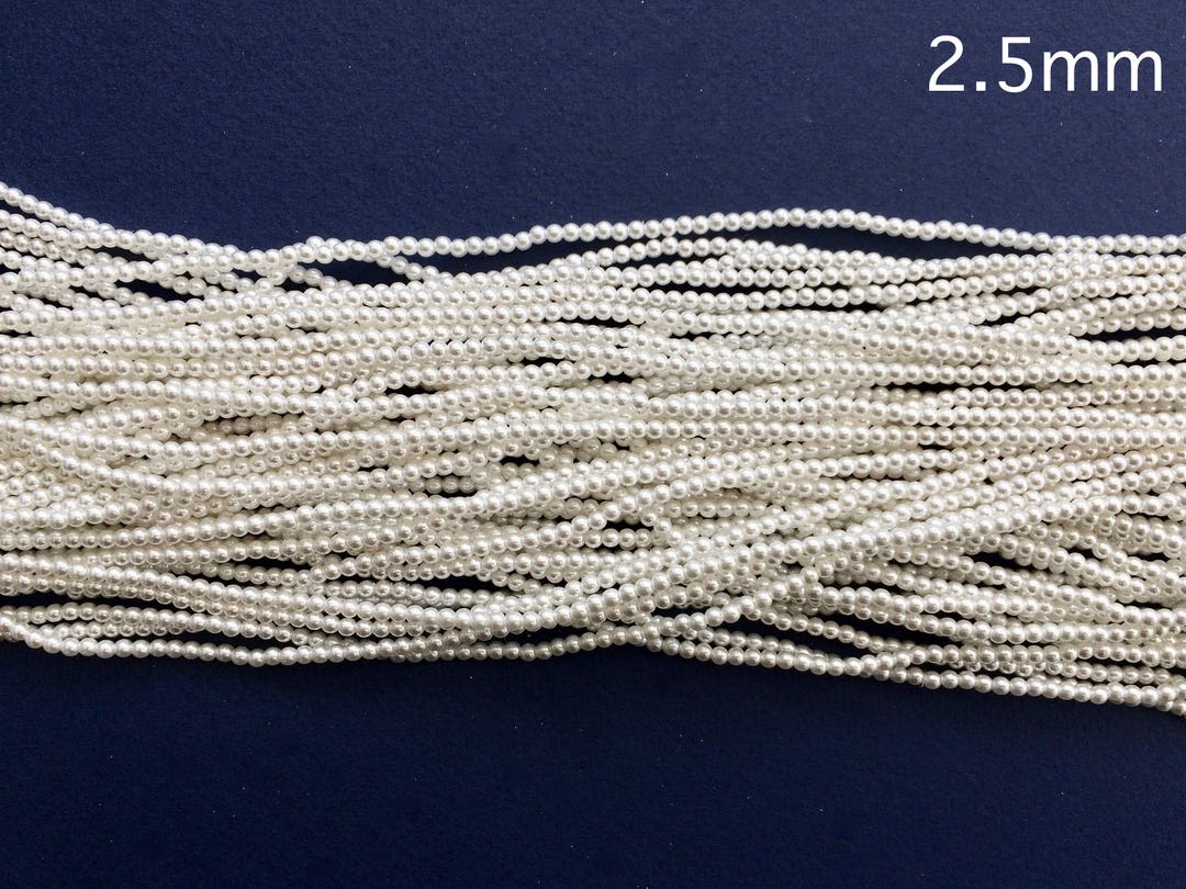 2.5mm Imitation Pearls, Small Pearls, Bridal Pearls, White Pearls ...