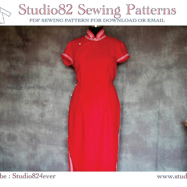 Qipao Sewing Pattern - Etsy