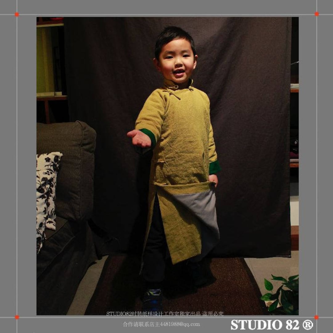 Cheongsam Pattern for Boywith Lining Sewing Pattern A4 - Etsy