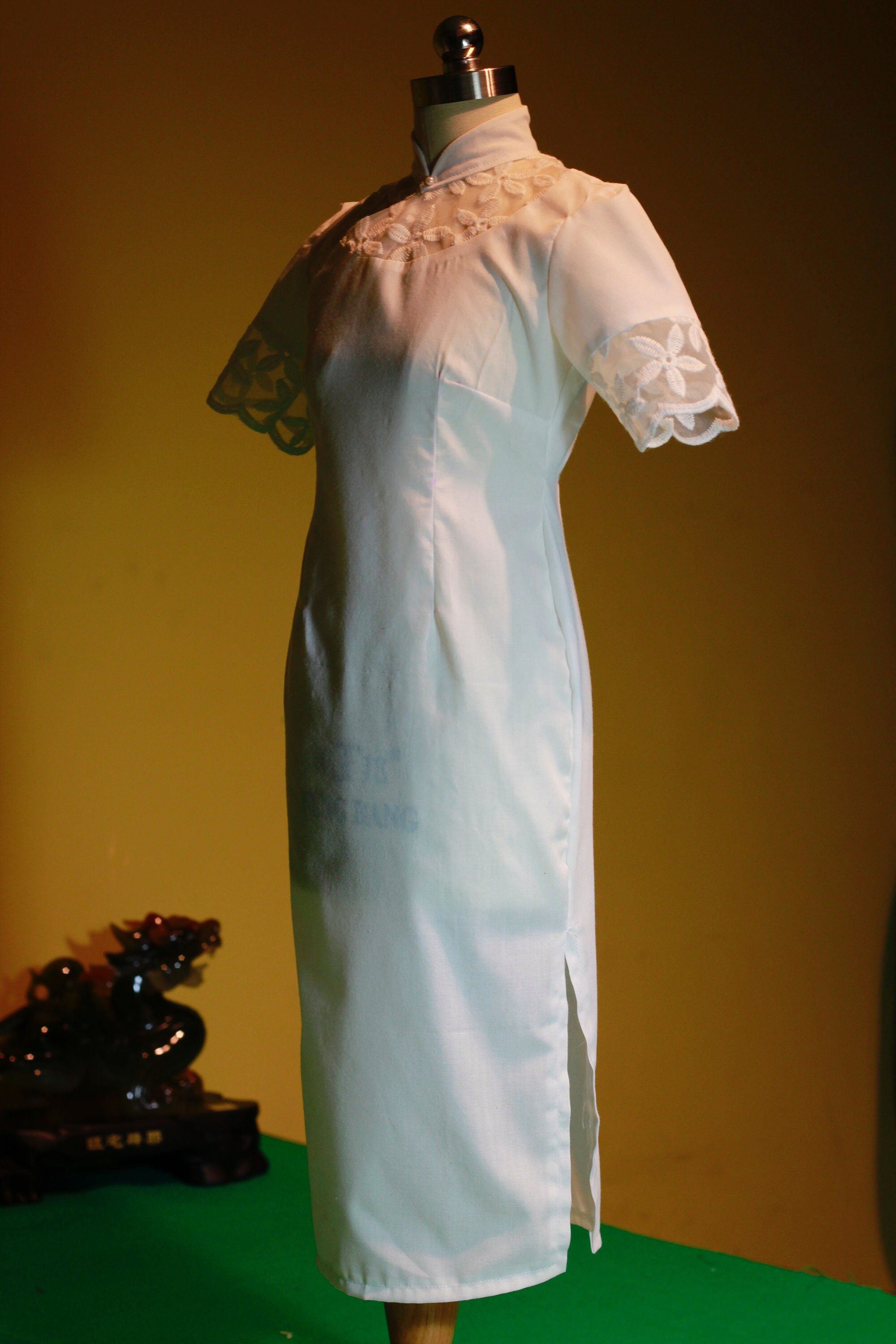 Traditional Style of Patched Cheongsam Dress PDF Pattern With Video ...