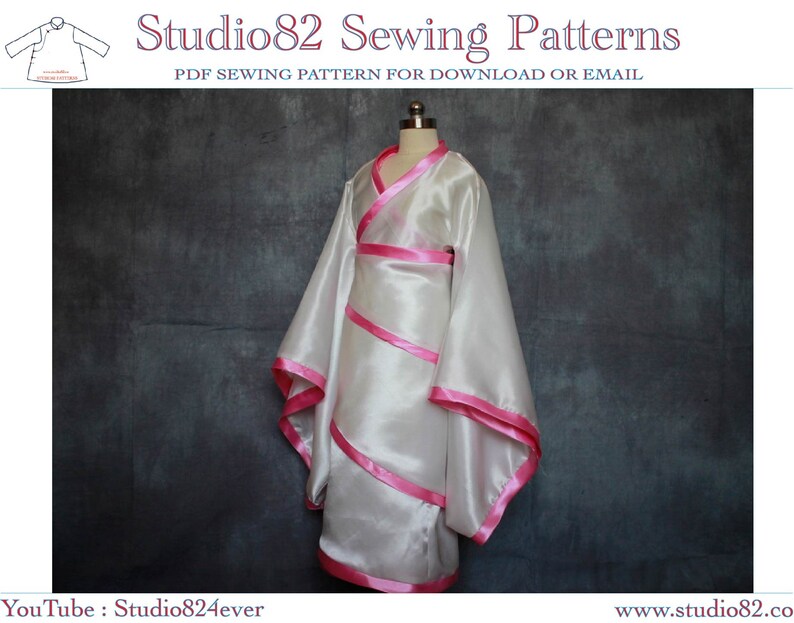 Ancient Chinese Han Dynasty Long Qu Ju PDF Sewing Pattern/ - Etsy