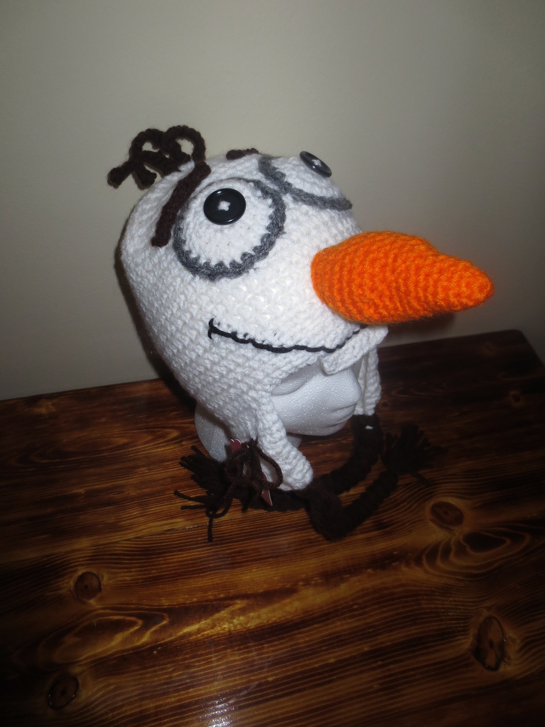 Disney Frozen Inspired Olaf Crochet Hat | Adorable Snowman Beanie W ...