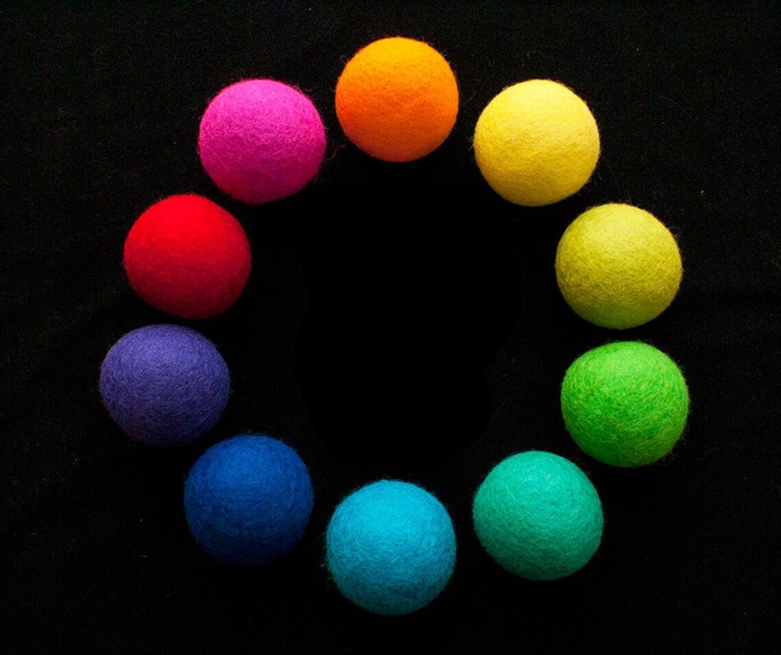 Felted Wool Balls PACKAGE OF 10 - Etsy