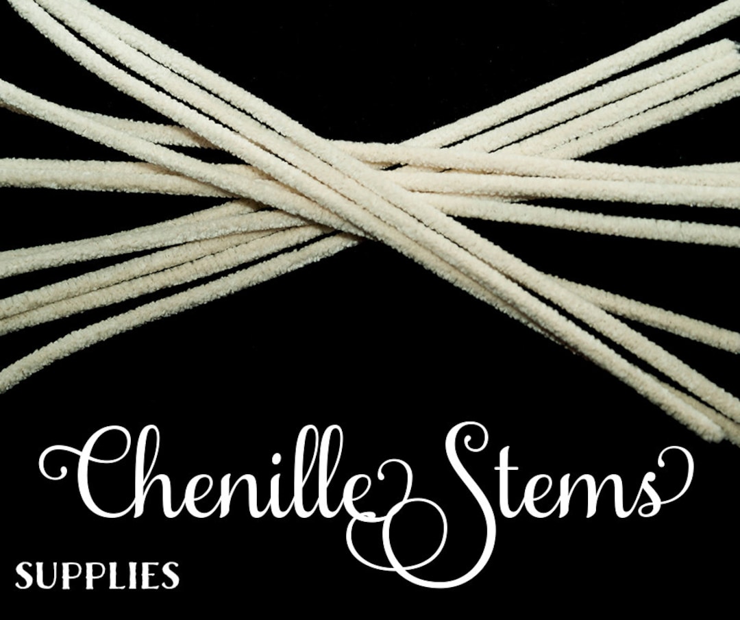 Cotton Chenille Stems - Etsy