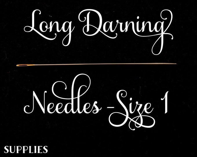 Long Darning Needle - Size 1 - Etsy