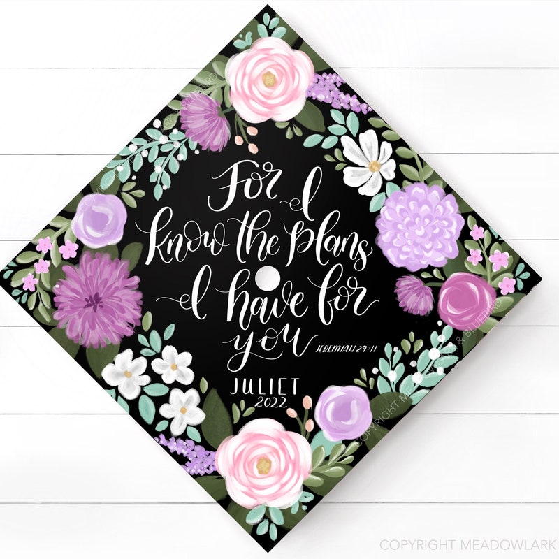 Bible Verse Grad Cap - Etsy