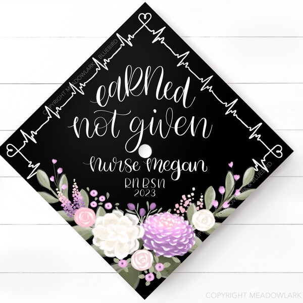 Nurse Graduation Cap - Etsy