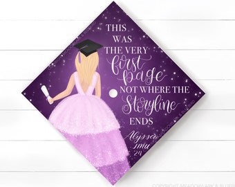 Custom Graduation Cap Topper Customize Hair and Skin Tone Custom Grad ...