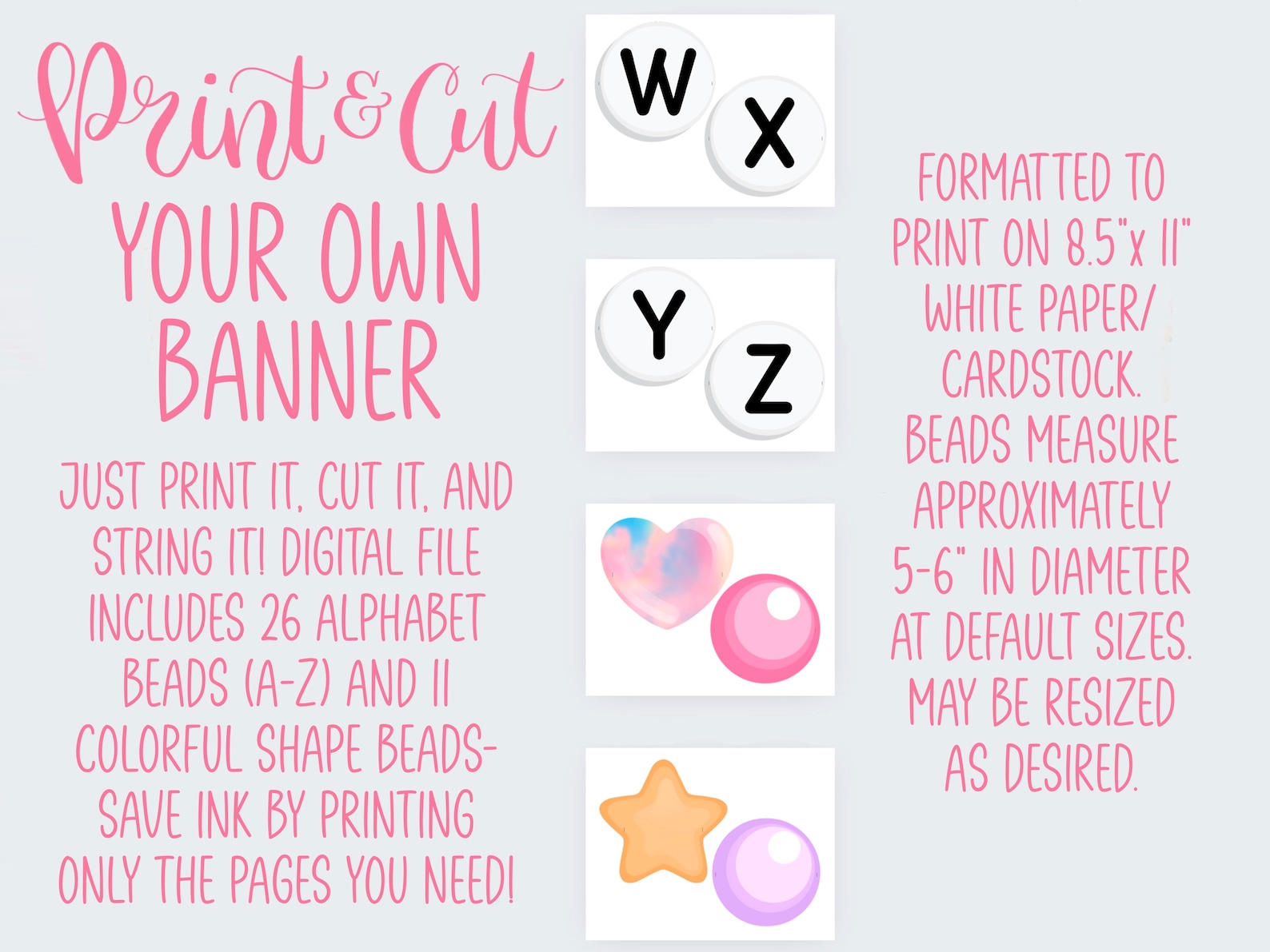Friendship Bracelet Banner - Custom Eras Party Garland (printable) - Etsy