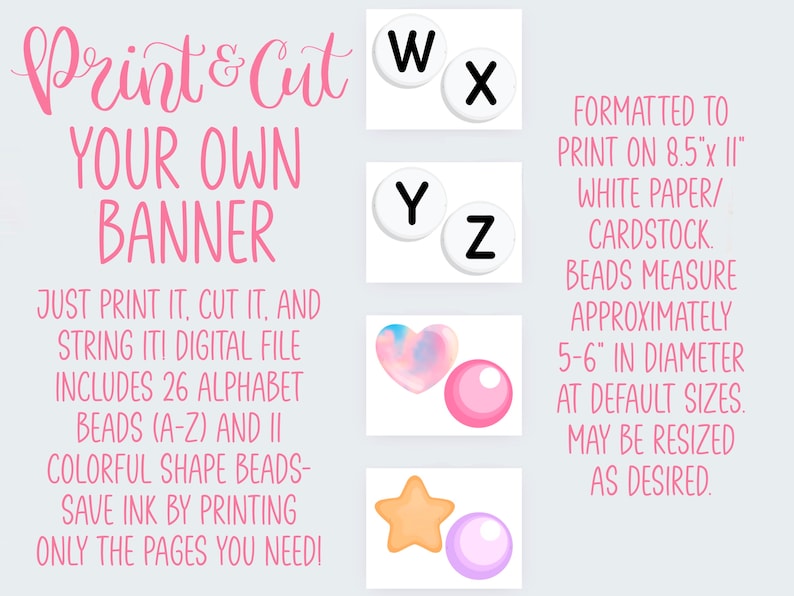 Friendship Bracelet Banner - Custom Eras Party Garland (printable) - Etsy