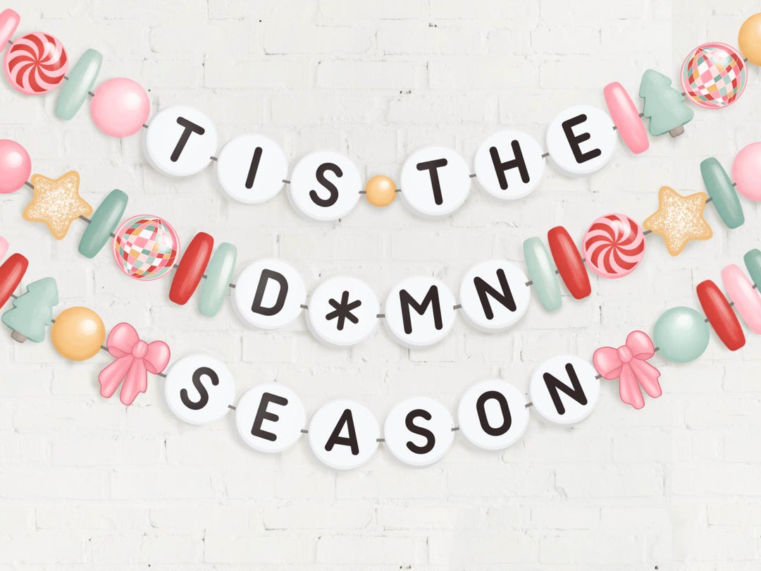 Christmas Friendship Bracelet Banner - Printable Friendship Bracelet ...