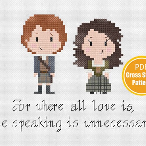Outlander Vows Cross Stitch Pattern PDF - Etsy