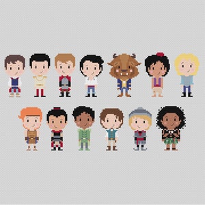 Prince Cross Stitch Pattern - Prince Charming - PDF Download - Princes ...