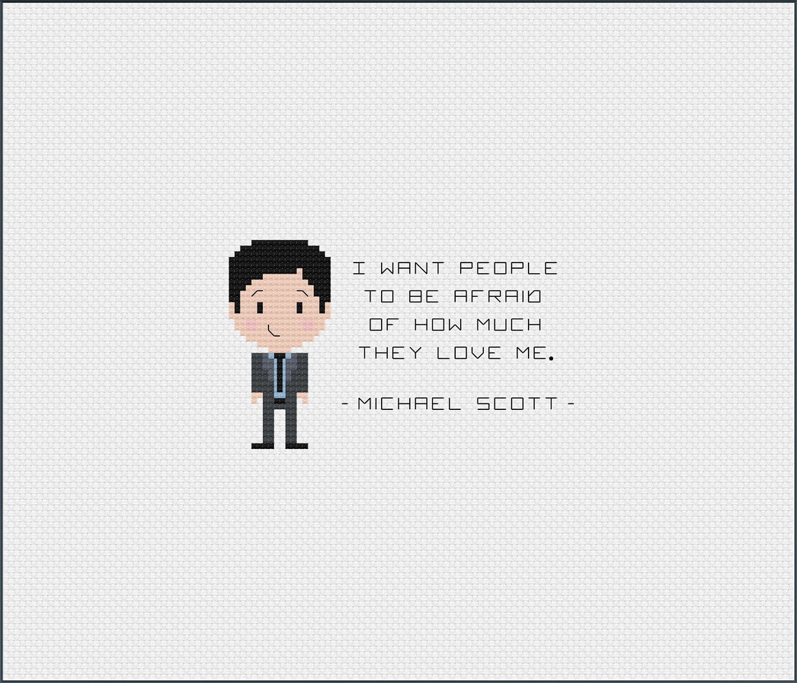 Michael Scott Inspired Cross Stitch Pattern That's What - Etsy