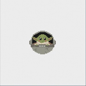 Baby Alien Cross Stitch Pattern - PDF Download - Good Morning Maui ...