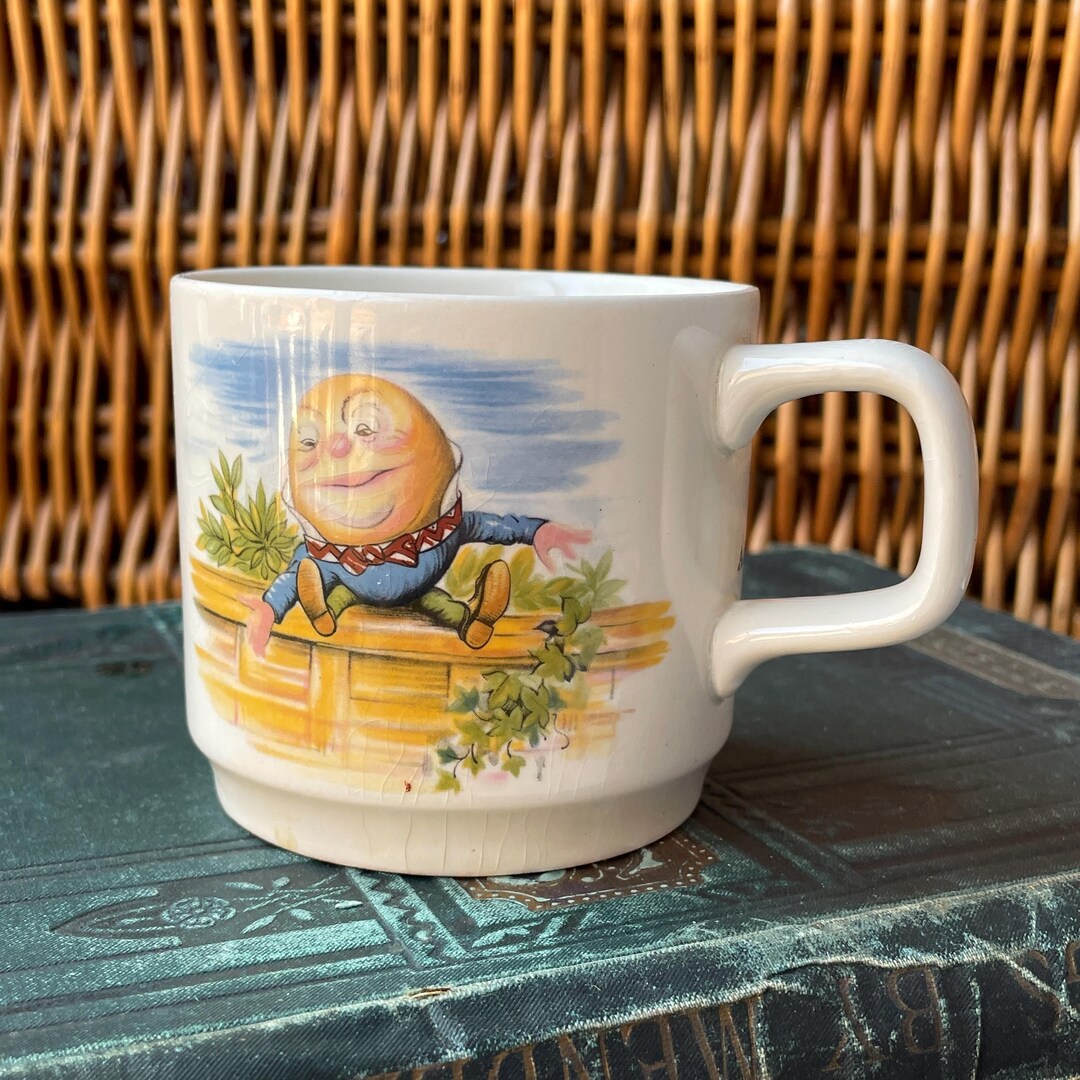 Vintage Humpty Dumpty Child's Mug Cup Alice Wonderland Nursery Ware - Etsy