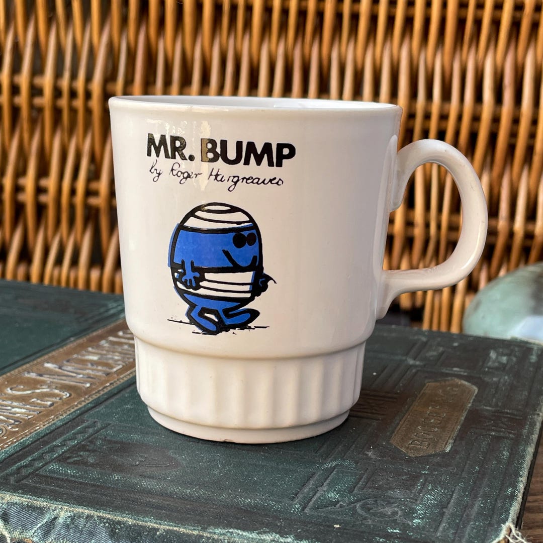 Vintage Mr Men Mr Bump Mug Kiln Craft Childs Mug Cup 1970s Roger ...