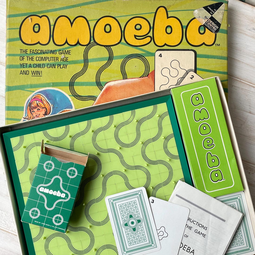 Vintage Marx AMOEBA Game 1960's Family Fun for Computer Age Rare Design Centre - Etsy