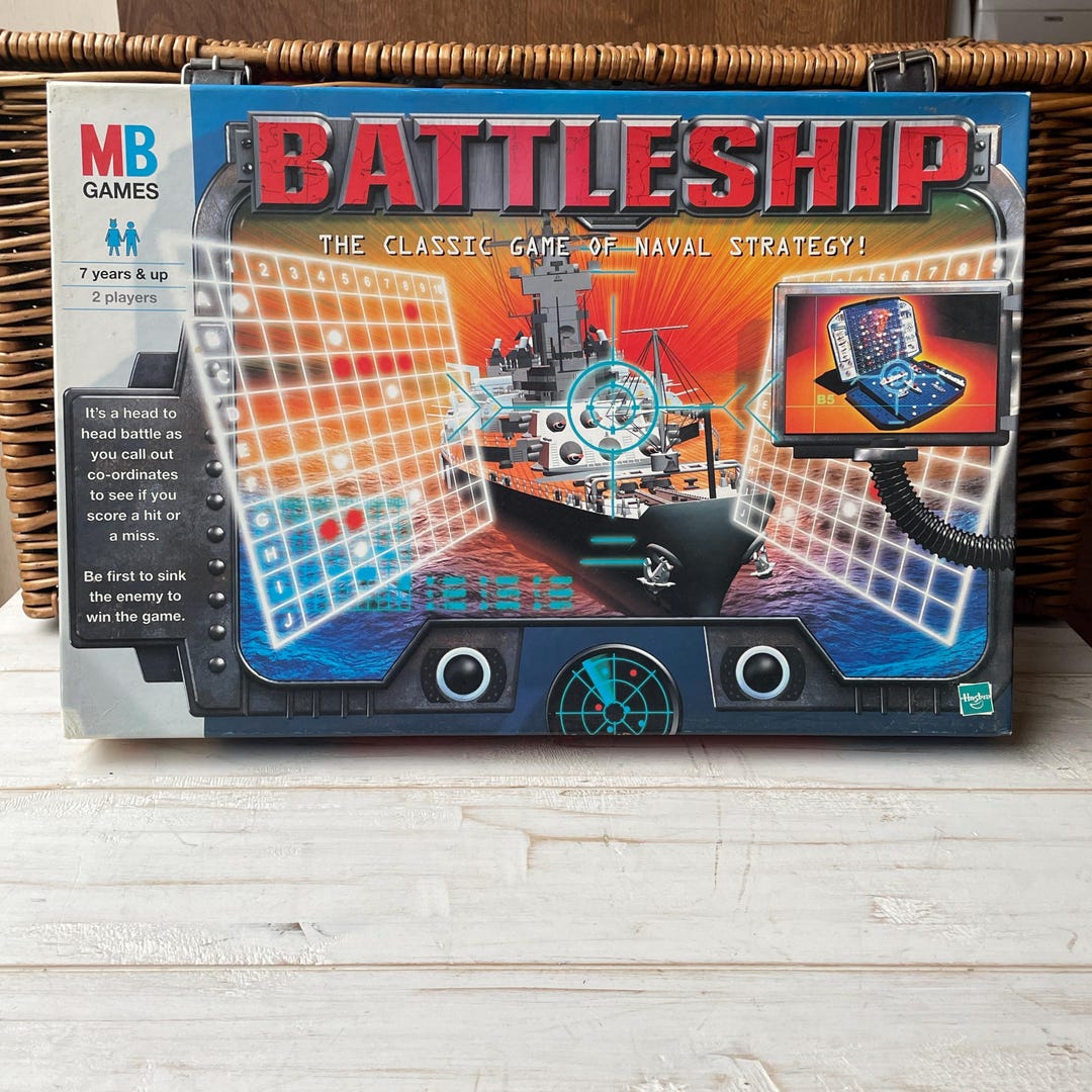 Battleship Board Game Original Naval Combat Game 1999 by MB Games ...